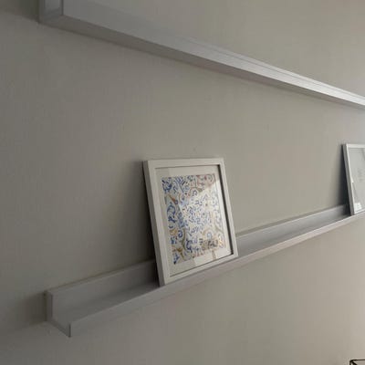 Ultra Narrow Floating Ledge Shelf, Picture Ledge, You Choose Length. 12 ...