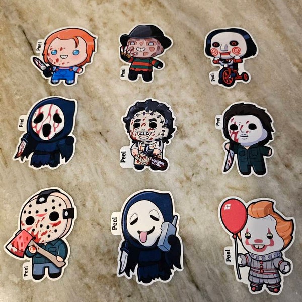 Horror Movie Sticker, CUTE, Die Cut - Etsy