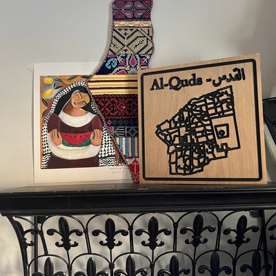 Traditional Palestinian Tatreez Embroidered Wall Decor Palestine ...