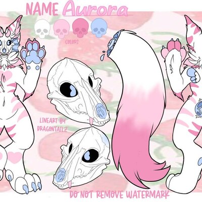 Skull Dog Reference Sheet - Etsy