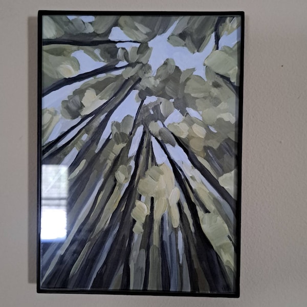 Forest Tree Art Print for Nature Lover - Nature Inspired Art, Whimsical ...