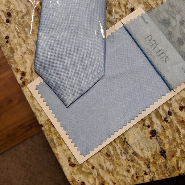 ICE BLUE Tie in Solid Woven Tonal - Etsy