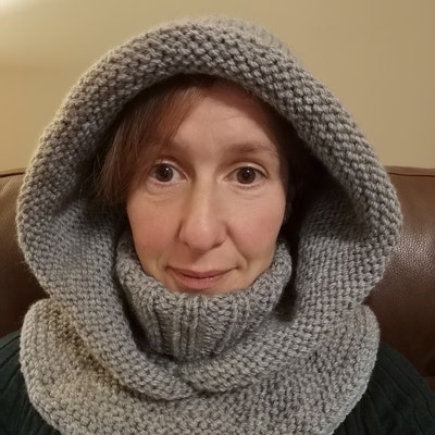 Hat Knitting Pattern, Hood Knitting Pattern, Arctic Chill Hat and ...