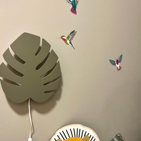 Song Thrush Wall Decal, Bird Wall Sticker, Bird Decal, Bird Decor, Bird ...