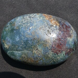 Natural Black Flower Agate Geode Egg Geode. | Etsy