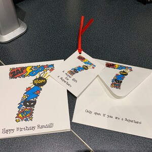 Princess Personalised 5th Birthday Card . Cartoon Style Watercolour ...