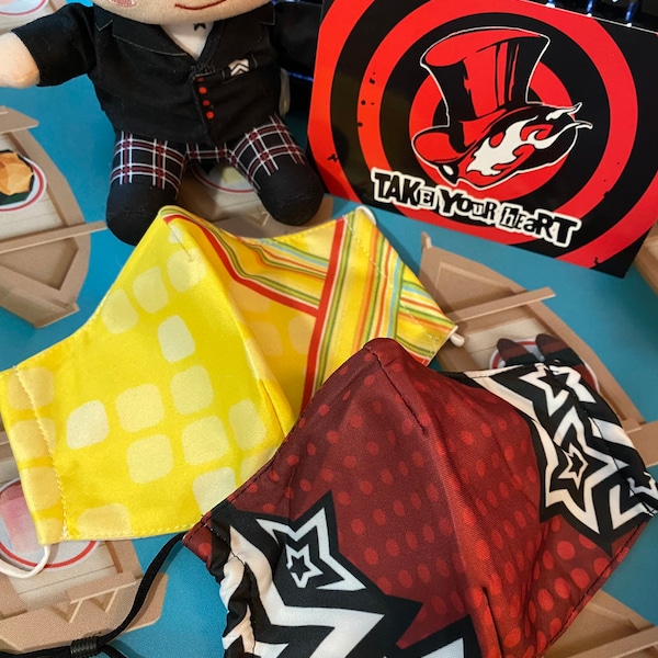 Persona-inspired Face Masks - Etsy