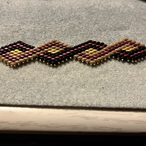 Beginners Learn Bead Crochet Tutorial Bracelet Pattern Pdf Download ...