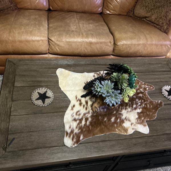 Genuine Cowhide Material Offcuts - for Arts and Crafts - Cowhide ...