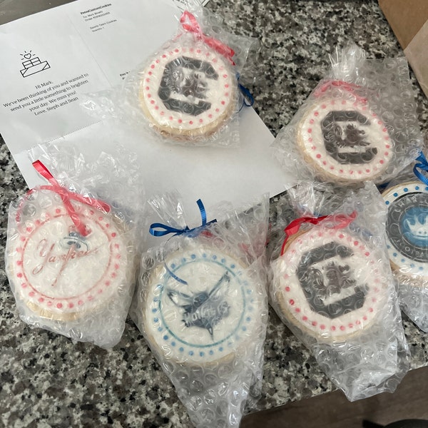 Sports Team Cookies - Etsy