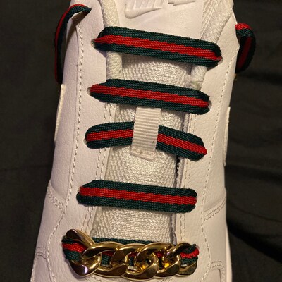 Metal Chain Shoe Laces Lace Locks for Air Jordan 1 LBJ Kobe KD Dunk SB ...