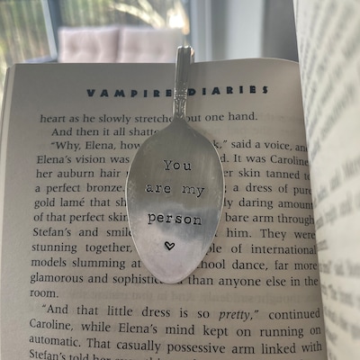 You Are My Person Engraved Spoon Bookmark You Are My Person Spoon Hand ...