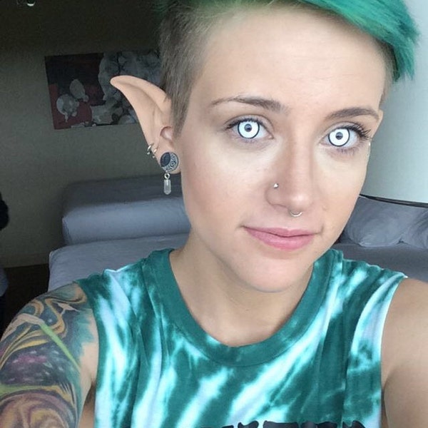 Custom Painted Elf Ears for Hobbit Pixie Dalish Fairy Costumes and ...
