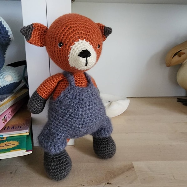 PDF Fox Alex Amigurumi Pattern - Etsy