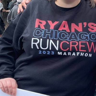 Custom Running Crew T-shirt, Family Matching Shirts, Group Spectator ...