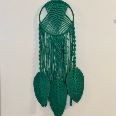 Macrame Feather PDF Pattern, DIY Macrame Leaf Macrame, Tutorial for Beginners, Macrame Wall ...