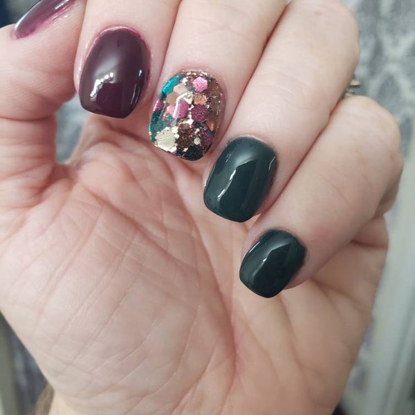 Enchanted Forest- Dip Powder, Dip Powder for Nails, Acrylic, Fall ...