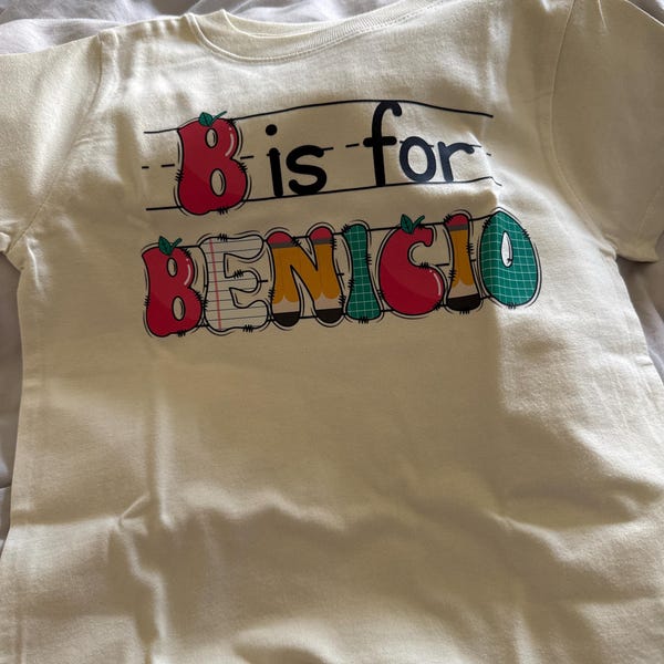 Custom Kids Name Back to School Shirt Shirt, Toddler First Day of ...