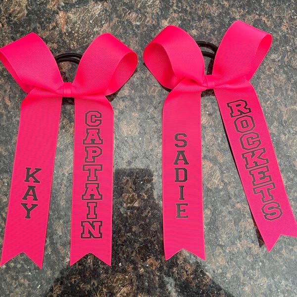 Blue and Gold Yellow Custom Glitter Cheer Bow, Competition Bow, Sparkly ...