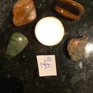 8 Witch's Runes Runestones With Instructions Candle and - Etsy