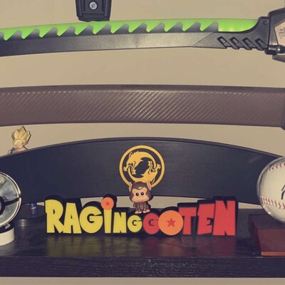 Custom Dragon Ball Z Inspired Name Plate Personalised Desk - Etsy