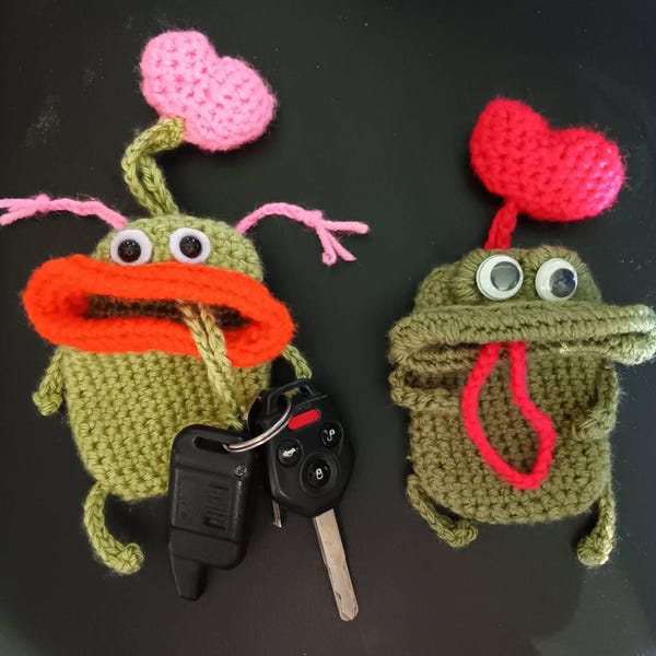 PATTERN: Crochet Key Case,knitted Key Holder PATTEN ,handmadet Key Ring ...