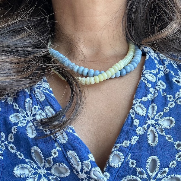 Lemonade Gemstone Necklace - Etsy