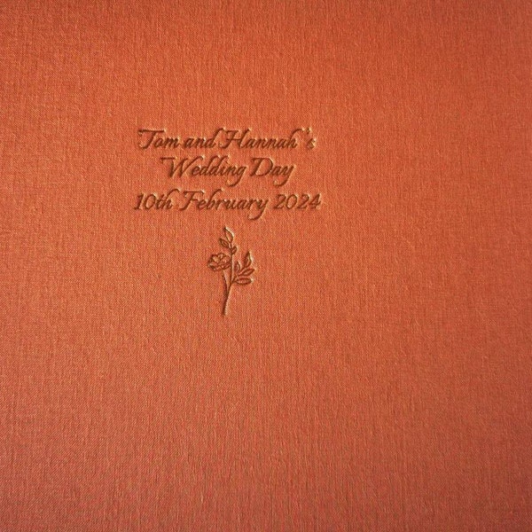 Handmade and Personalised Large Leather Album - Etsy