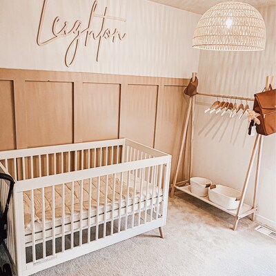 Custom Wood Name Sign for Nursery Girl, Boy, Over Crib Sign, Baby Name ...