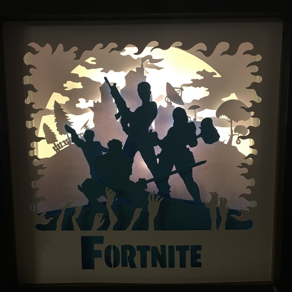 GAME - Paper Cutting Light Box Template Files - Etsy Canada