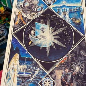 Tuor Coming to Gondolin Art Print, Fantasy Illustration, J. R. R ...