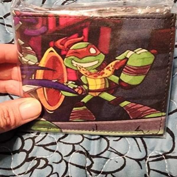 Cartoon Characters Inspired Leather Bifold Wallet,golden Remote Control ...