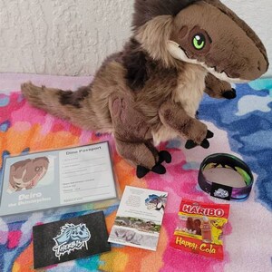 Deiro the Deinonychus Dinosaur Plush Toy - Etsy
