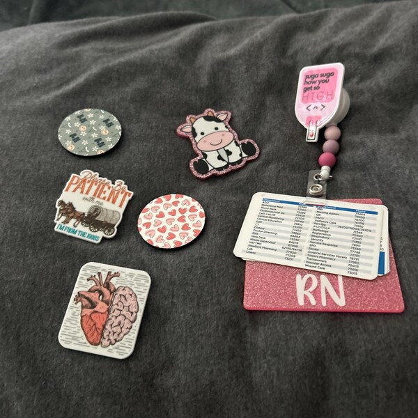 Badge Topper / CHARM COLLECTION - Affirmation - Charm Only / - Etsy