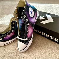 Buy Galaxy Converse, Galaxy Shoes, Galaxy Hi Tops, Custom Converse ...