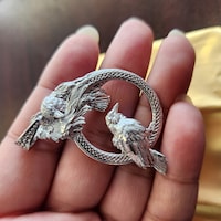 Uniquely Designed Hawk Pendant in Sterling Silver, 925 Sterling Silver ...