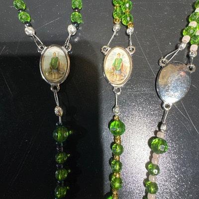 JESUS Praying Easter Gift EXTRA LARGE Rosary Centerpiece Art Catholic ...