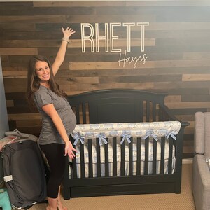 Stacked Custom Name Sign Wood Name Sign Nursery Sign - Etsy