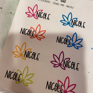 Clear marijuana Monday Hand-lettered Weed - Etsy