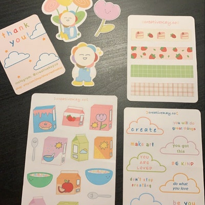 Cereal Sticker Sheet Journal Stickers Planner Stickers Cute - Etsy