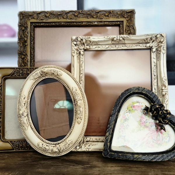 CUSTOM ORDER Upcycled Set Ornate Picture Photo Frames Made to Order ...