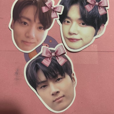 BTS Bow Stickers - Etsy