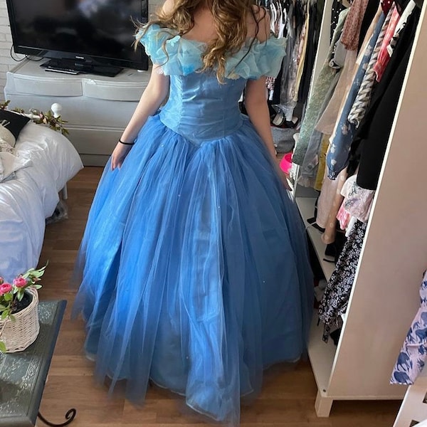 Handmade - Cinderella Dress, New Cinderella Movie Dress, Cinderella ...
