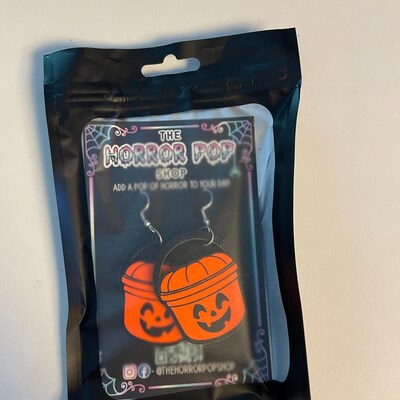 Terrifying Clown Large Earrings With Stainless Stud Posts, French Hooks ...