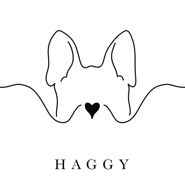 Cockapoo Line Drawing Cute Puppy Dog Digital Download Print Minimalist ...