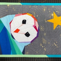 Rabbit Foundation Paper Piecing Block, FPP Quilting Sewing Pattern ...