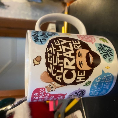 Bob Ross Coasters Happy Trees Happy Clouds Coaster Set Bob Ross Quotes ...