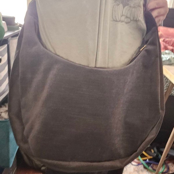 Crescent Bag Sewing Pattern, Oversized Hobo Bag, Crossbody Bag ...