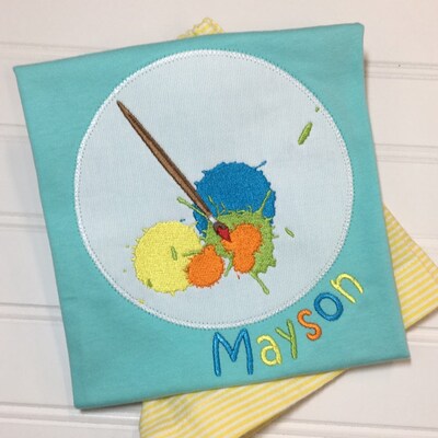 Paint Art Splatter Machine Embroidery Design, Embroidery Designs ...