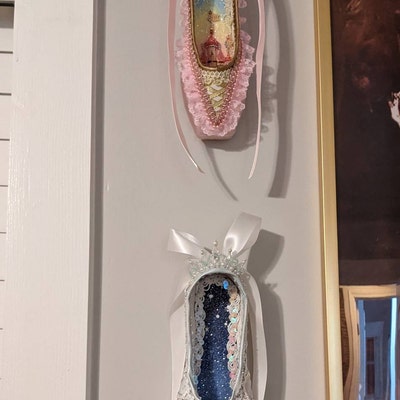 Decorated Pointe Shoe: Nutcracker,kingdom of Sweets, Gingerbread, Polichinelles, Candies ...
